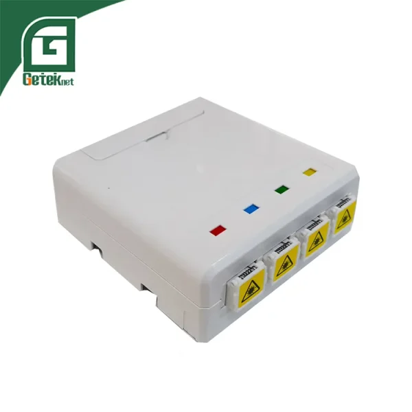 Fiber Terminal box FTTH Box 4 Port Din Rail - Geteknet-Network Cabling ...