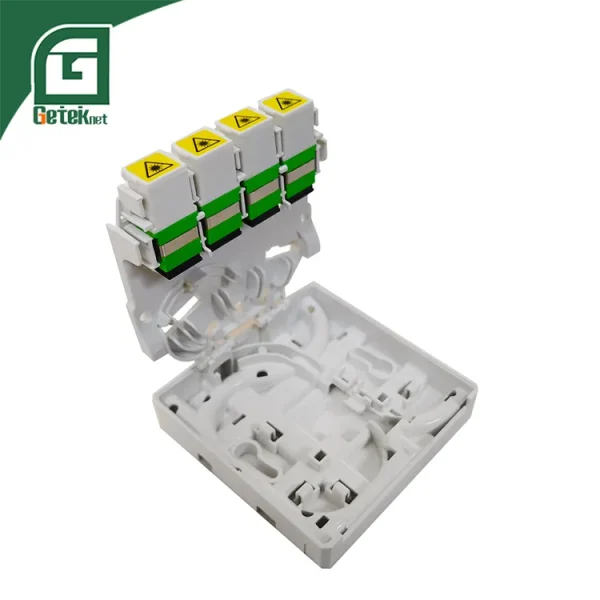 Fiber Terminal box FTTH Box 4 Port Din Rail - Geteknet-Network Cabling ...
