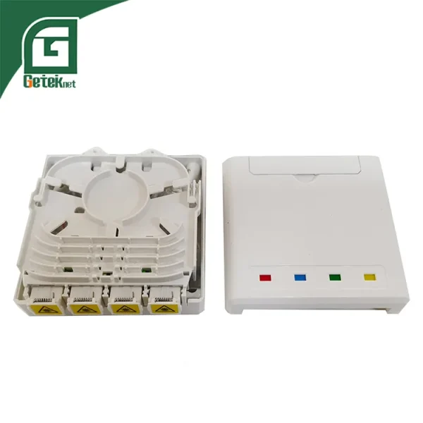 Fiber Terminal box FTTH Box 4 Port Din Rail - Geteknet-Network Cabling ...