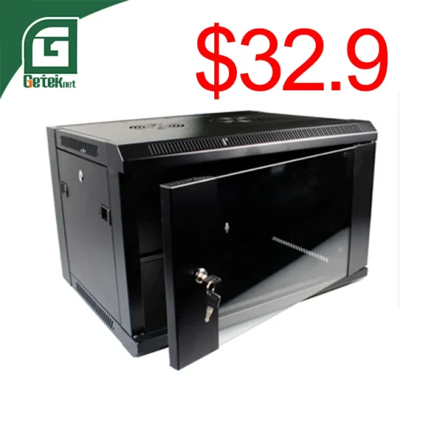 Wall Mounted Server Rack Network Cabinet 9U 570*450MM - Geteknet ...