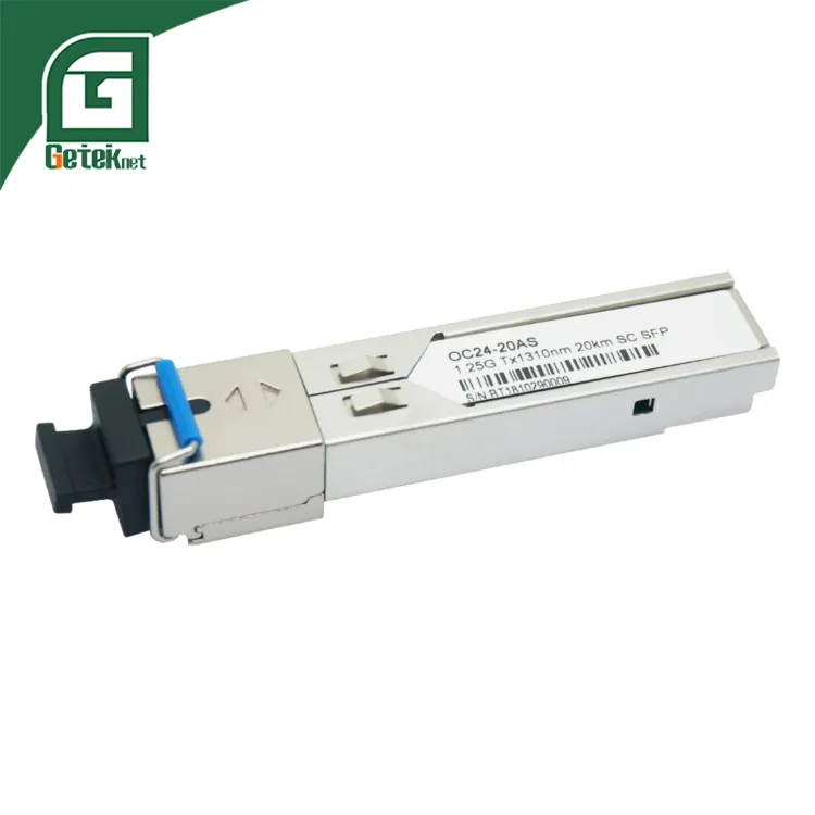 SFP Optical Fiber Transceiver 1.25G SM Duplex SC Simplex - Geteknet ...