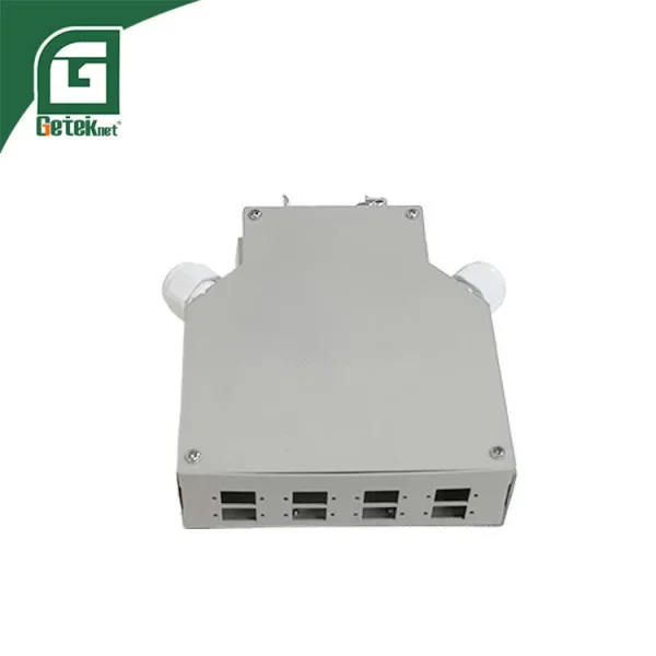 Fiber Patch Panel Unloaded 6/8 Port Fiber Optic Terminal DIN Rail Box ...