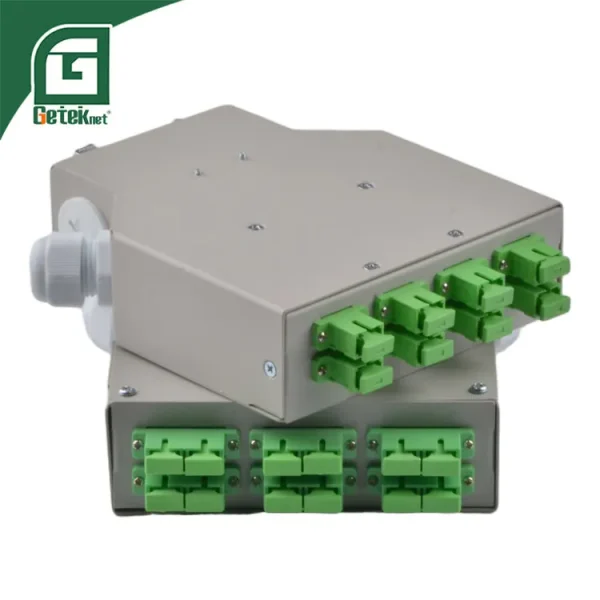 Fiber Patch Panel Unloaded 6/8 Port Fiber Optic Terminal DIN Rail Box ...
