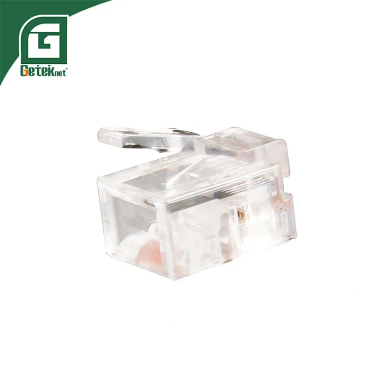 Ethernet RJ11 RJ12 Connector Cat3 6P4C 6P6C Modular Plug - Geteknet ...