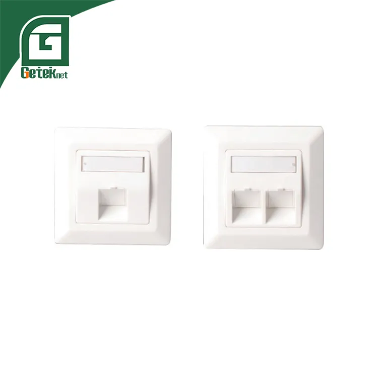 Face Plate Germany Type 1 Port 2 Port - Geteknet-Network Cabling ...