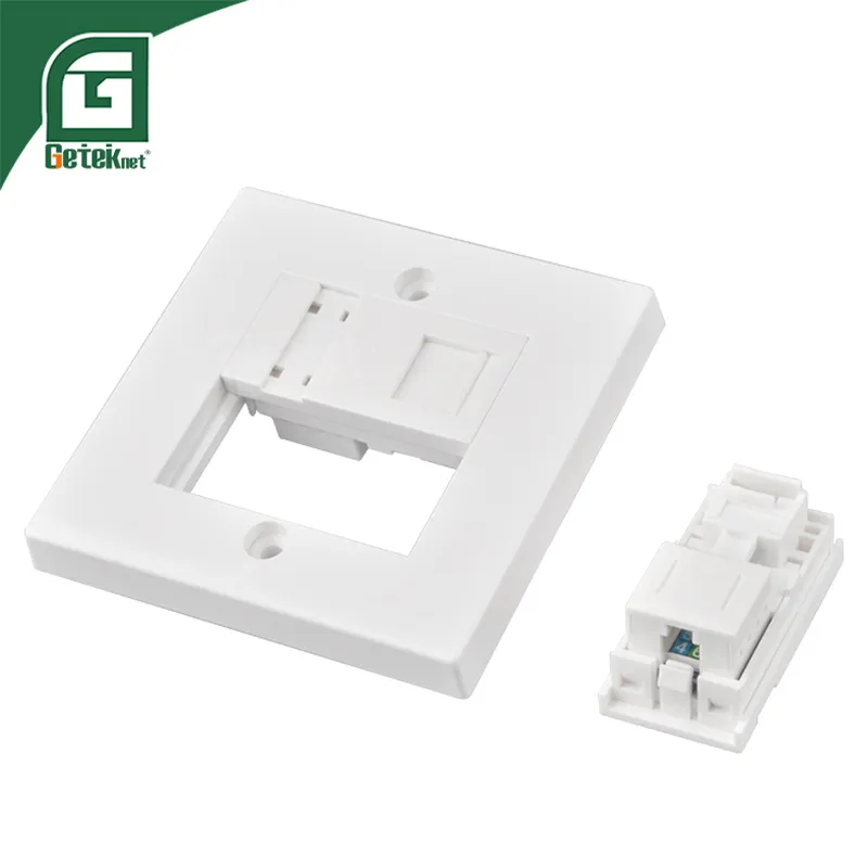 Face Plate UK Type Single Port Dual Ports with Insert Jack - Geteknet ...