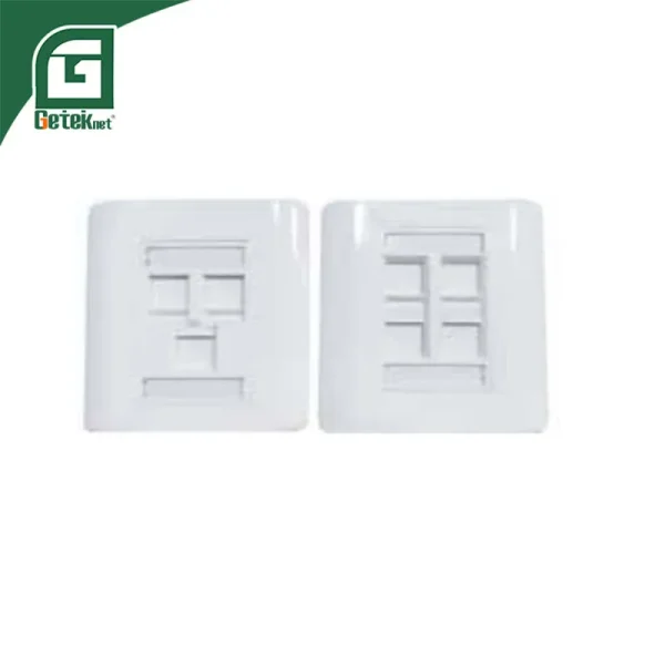 Face Plate UK Type 3 Port 4 Port Wall Outlet - Geteknet-Network Cabling ...