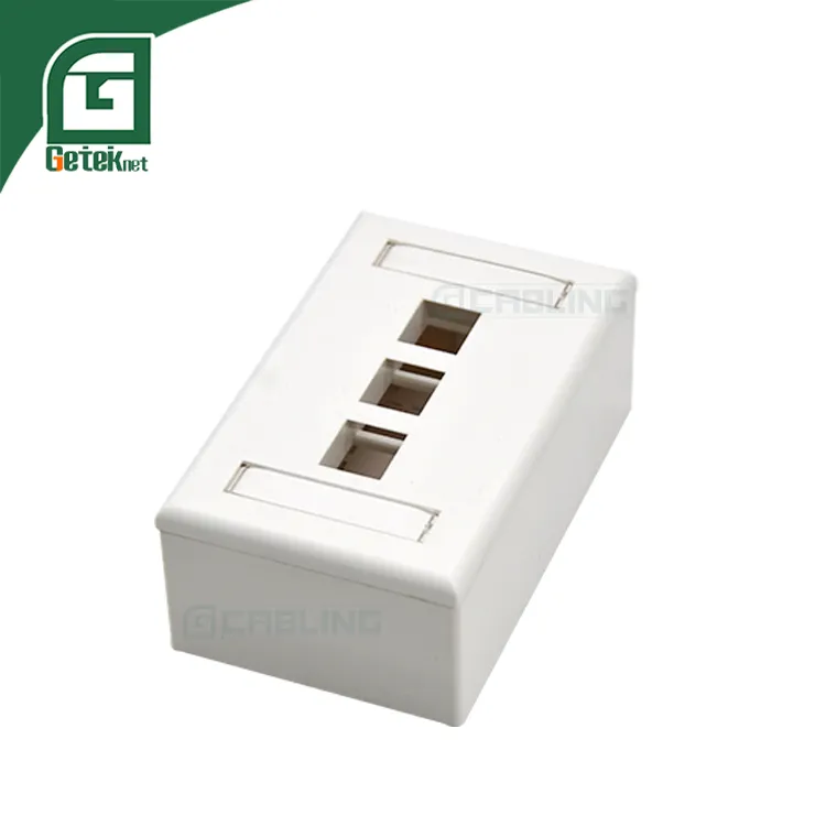 Face Plate USA Type 3 Port Rj45 Computer Socket - Geteknet-Network ...