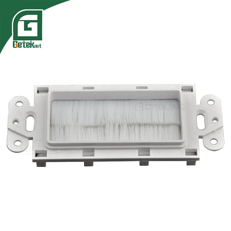 Face Plate USA Type with Brush - Geteknet-Network Cabling Solution ...