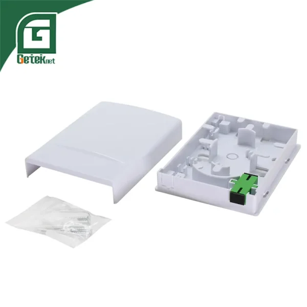 Fiber Optic Terminal Box 1-Core Wall Plate Box - Geteknet-Network ...