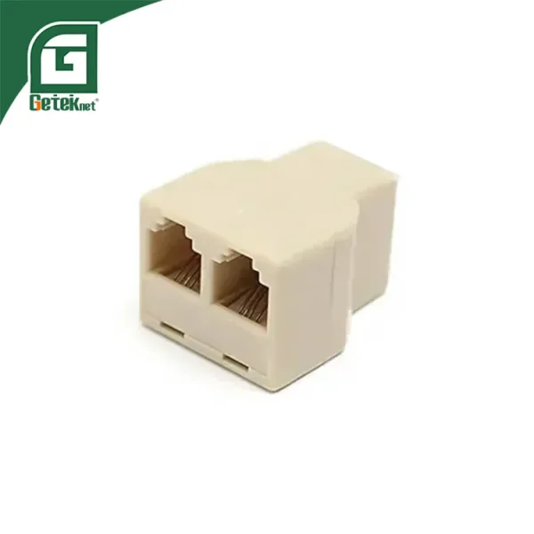 RJ45 Coupler 1 Plug to 2 Female Rj45 Cable Extension Adapter - Geteknet ...