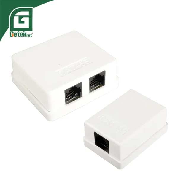 1 Port 2 Port Network Surface Mounting Box UTP - Geteknet-Network ...