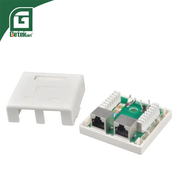 1 Port 2 Port Network Surface Mounting Box FTP - Geteknet-Network ...
