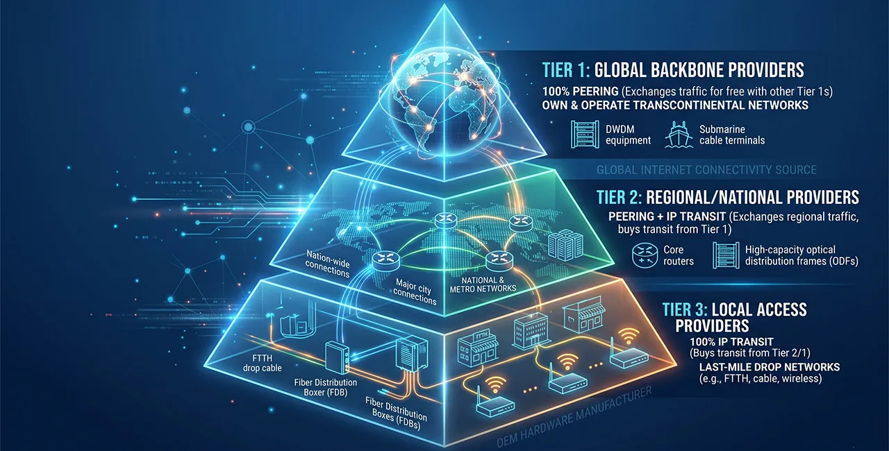 ISP Tier Classification: Understanding Tier 1, Tier 2, and Tier 3 ...